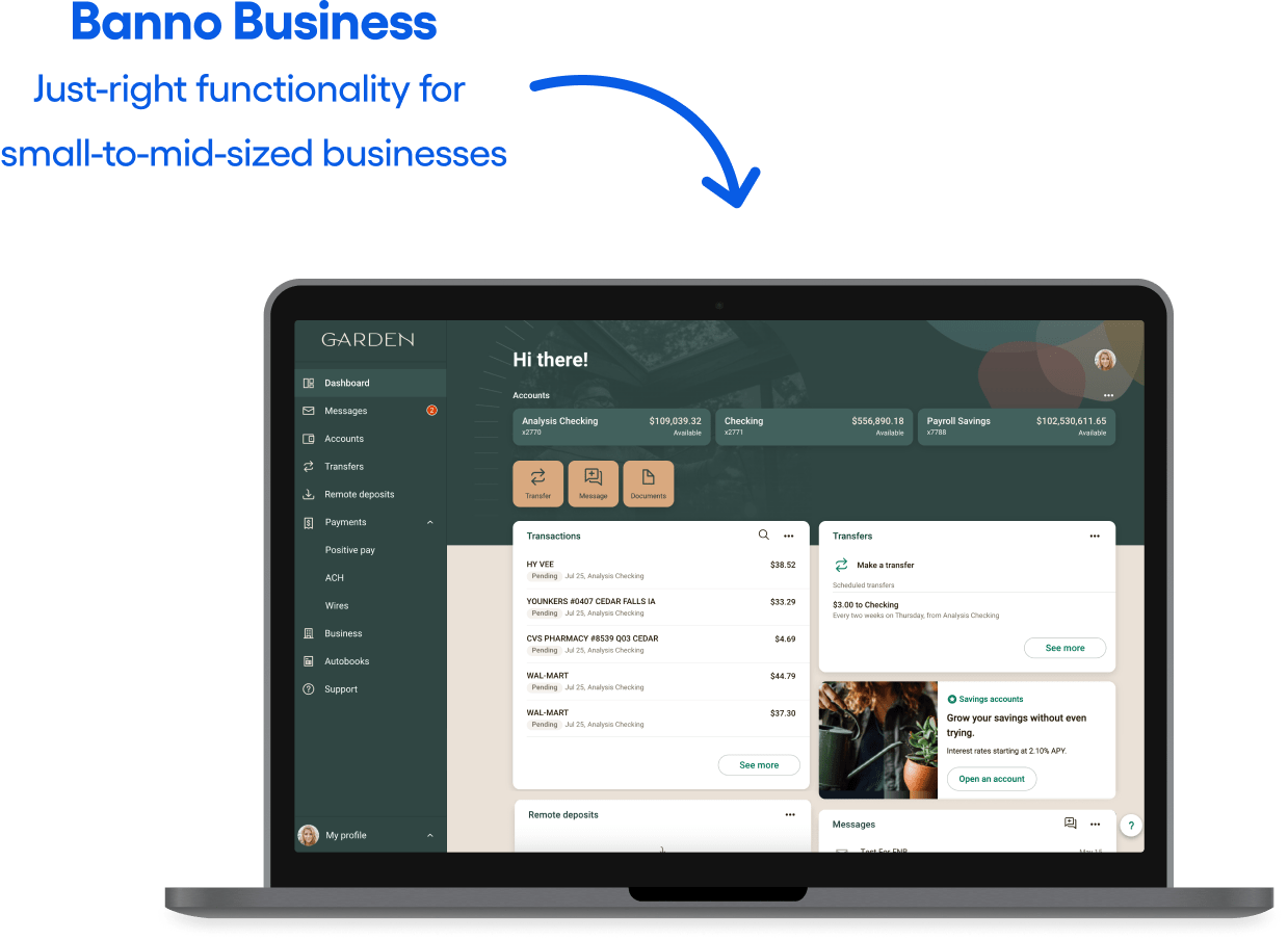 Business Banking | Banno
